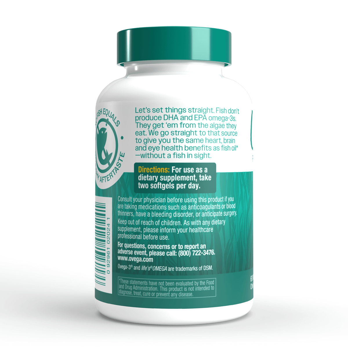 Ovega-3® 500mg Plant-Based Omega-3 – Ovega®
